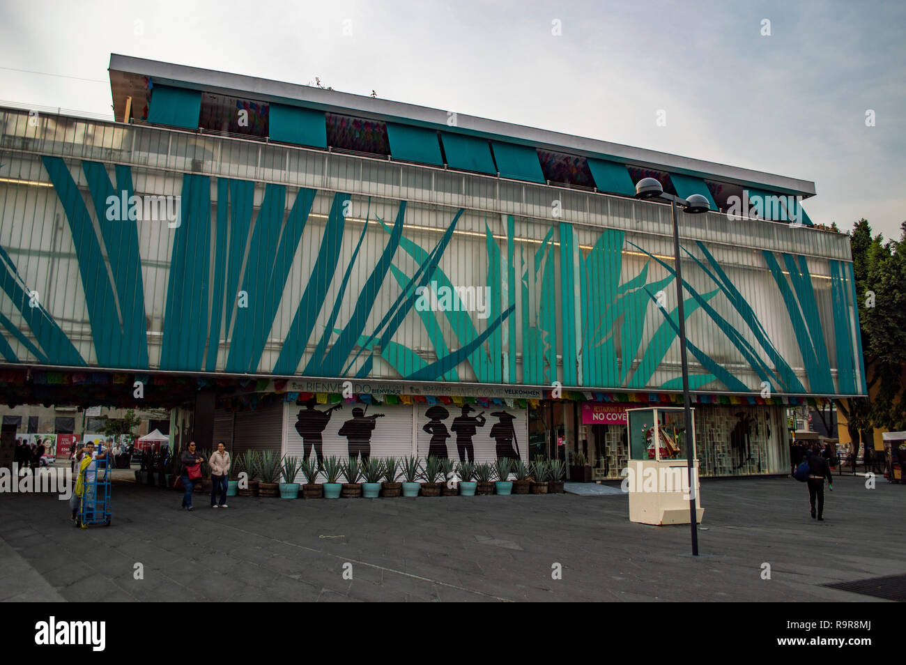 The Tequila Museum at Plaza Garibaldi in Mexico City, Mexico Stock ...