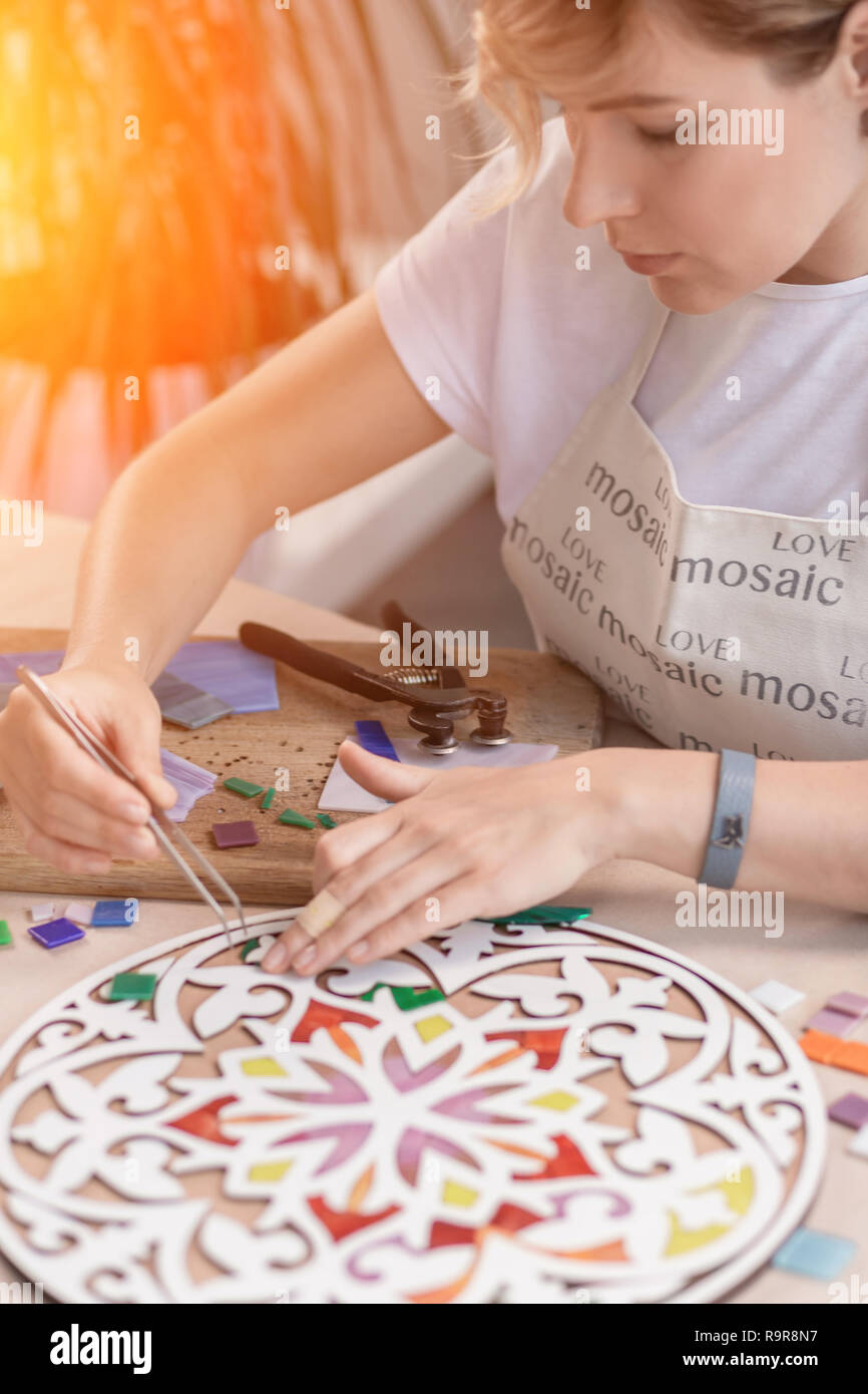 Making up a mosaic hi-res stock photography and images - Alamy