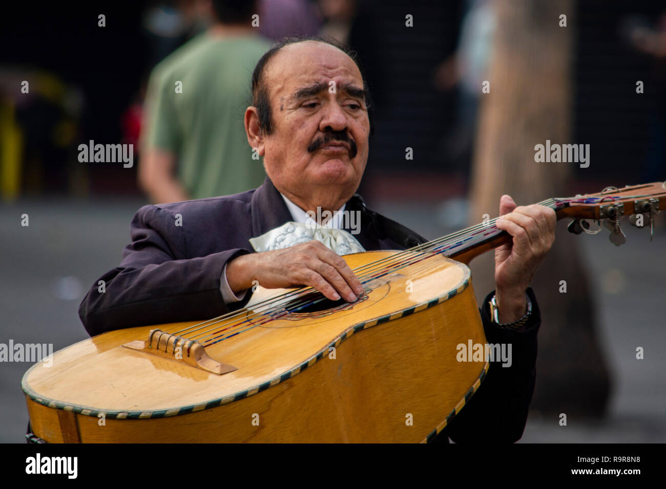 A Mariachi band performing at Plaza Garibaldi in Mexico City, Mexico ...