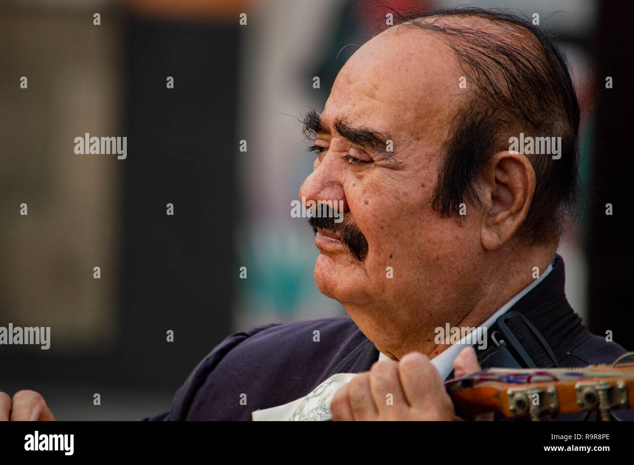 A Mariachi band performing at Plaza Garibaldi in Mexico City, Mexico ...