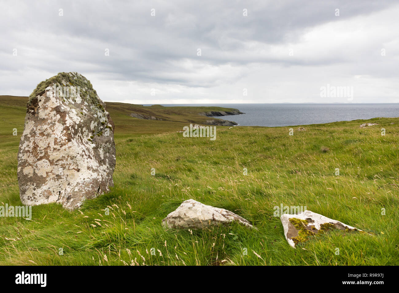 Landscape on Fetlar, Shetland Islands, UK Stock Photo - Alamy