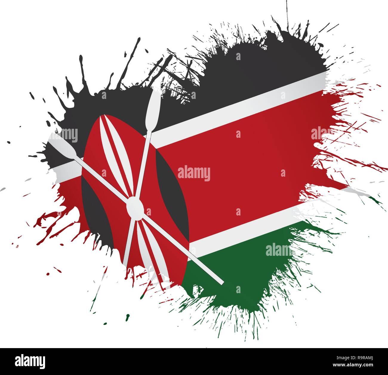 Kenya Flag Background