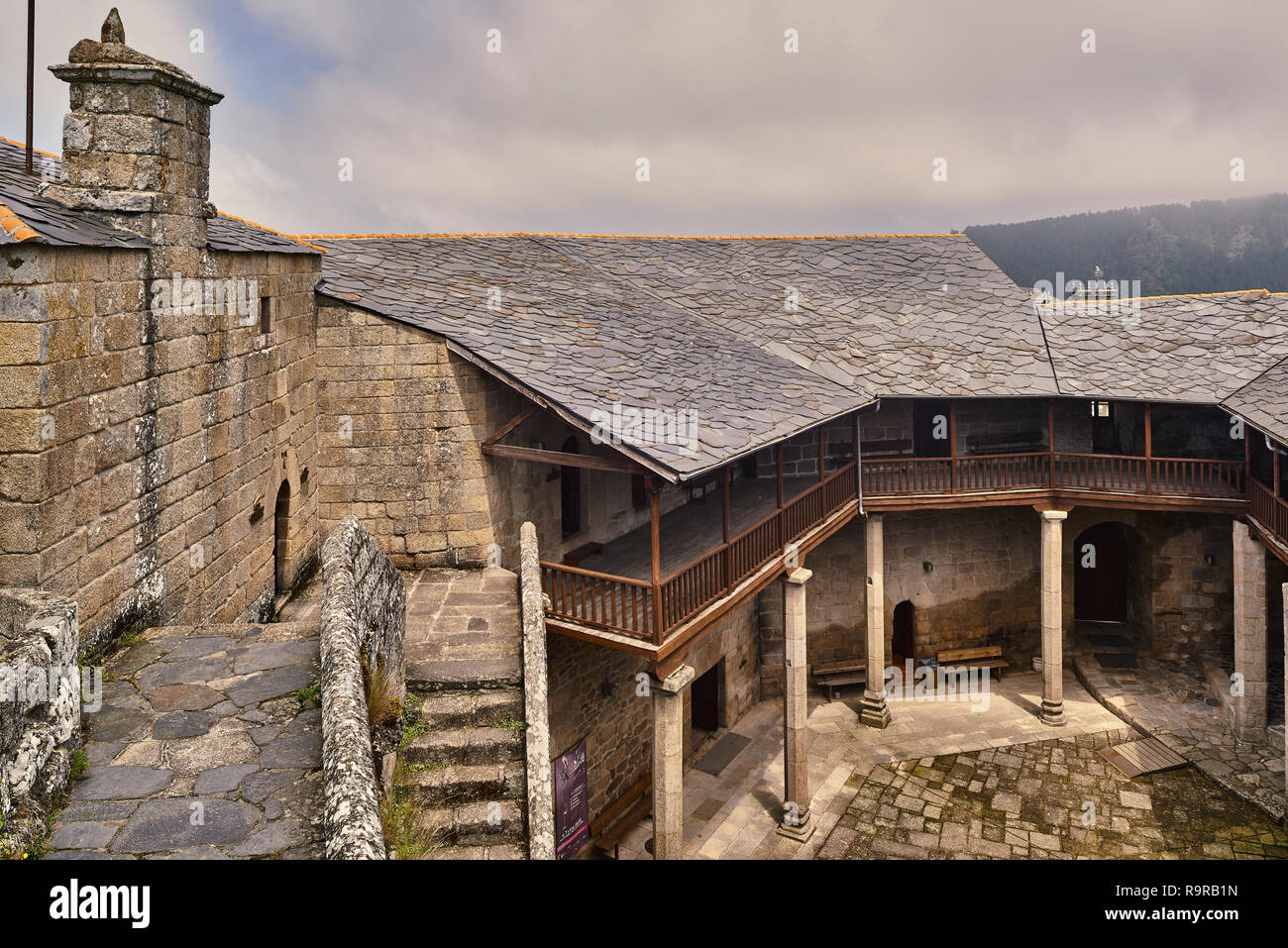 Medieval castle of the most beautiful village in Spain, Castro Caldelas ...