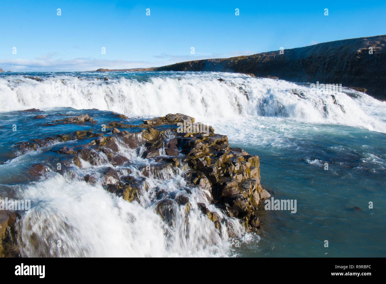 Gullfoss, Golden Falls,Iceland,waterfall Stock Photo - Alamy