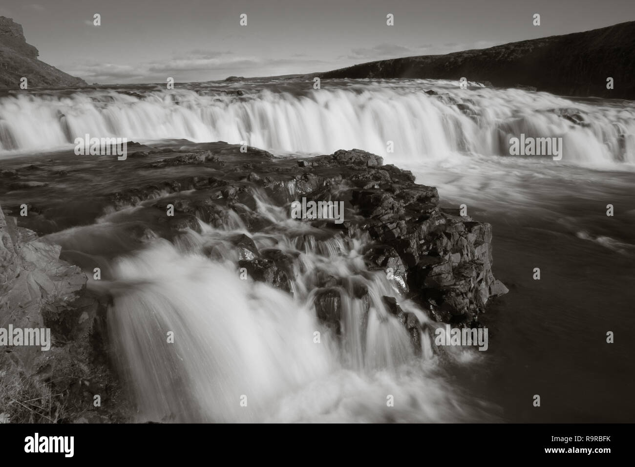 Gullfoss, Golden Falls,Iceland,waterfall Stock Photo - Alamy