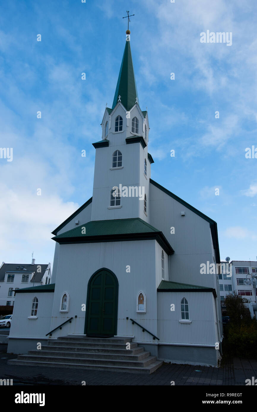 Fríkirkjan í Reykjavík Stock Photo - Alamy