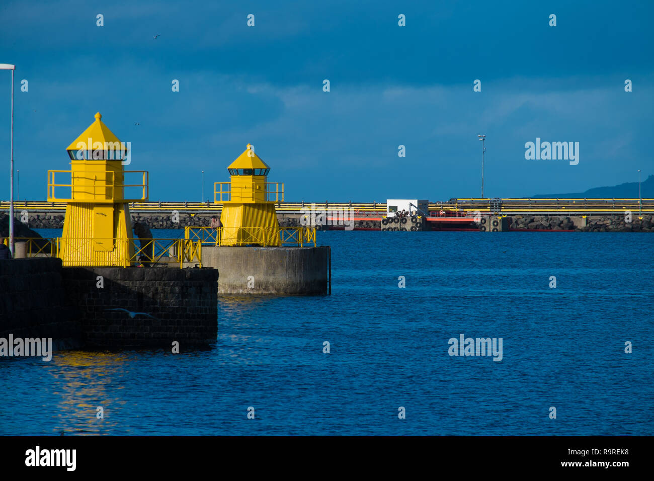 Harbor scenes Reykjavik Stock Photo - Alamy