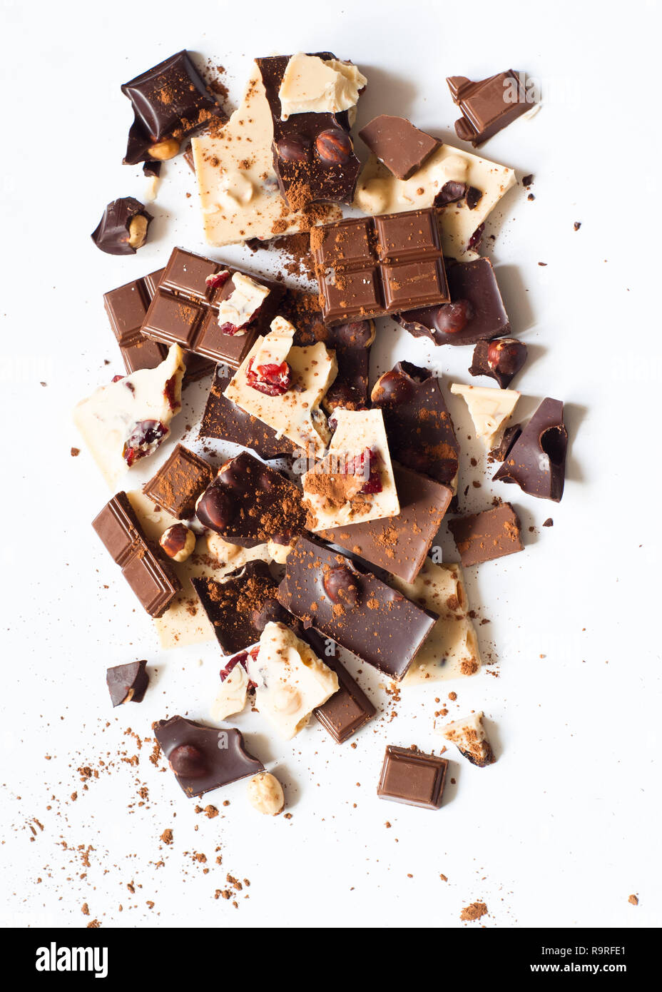 Dark chocolate varieties hi-res stock photography and images - Alamy