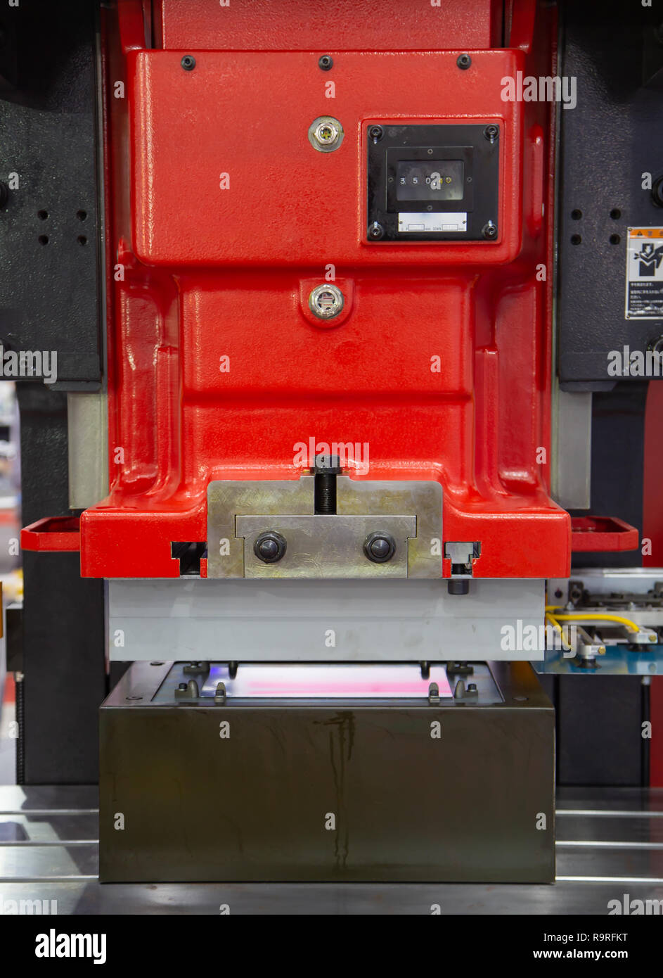 Stamping press machine - Digital electric servo press Stock Photo - Alamy