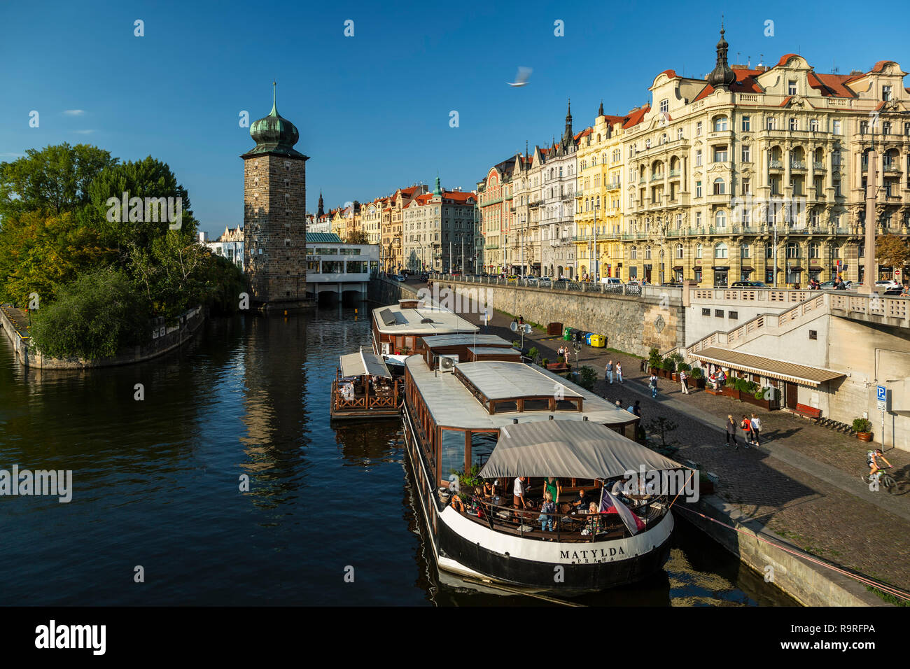 Vltava river boats hi-res stock photography and images - Alamy