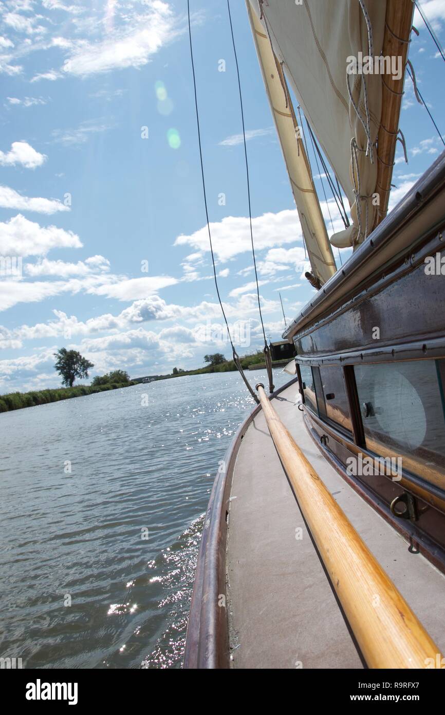 Traditional wooden sailing boat hi-res stock photography and images - Alamy