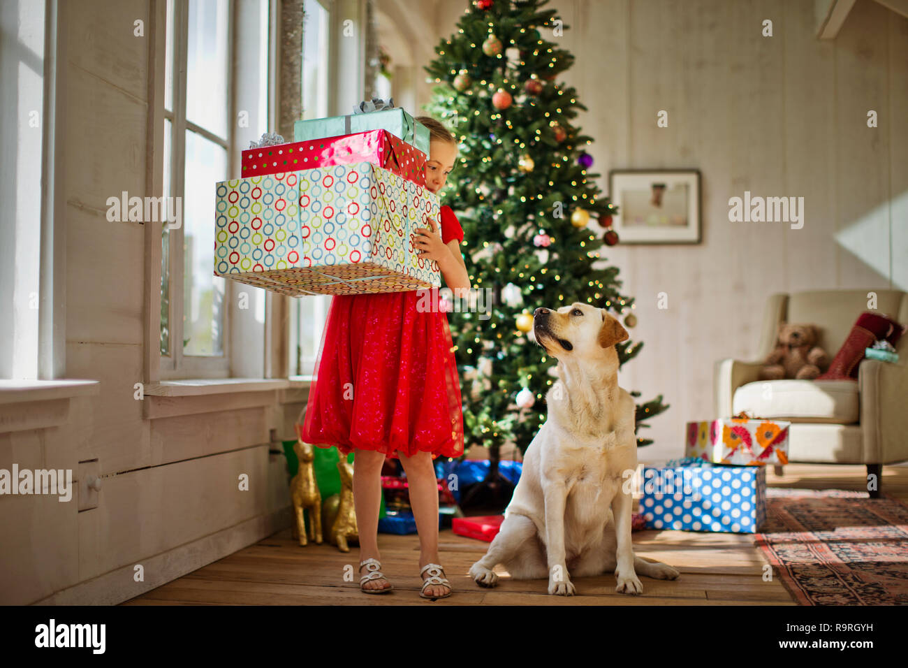 Girl carrying chair hi-res stock photography and images - Alamy