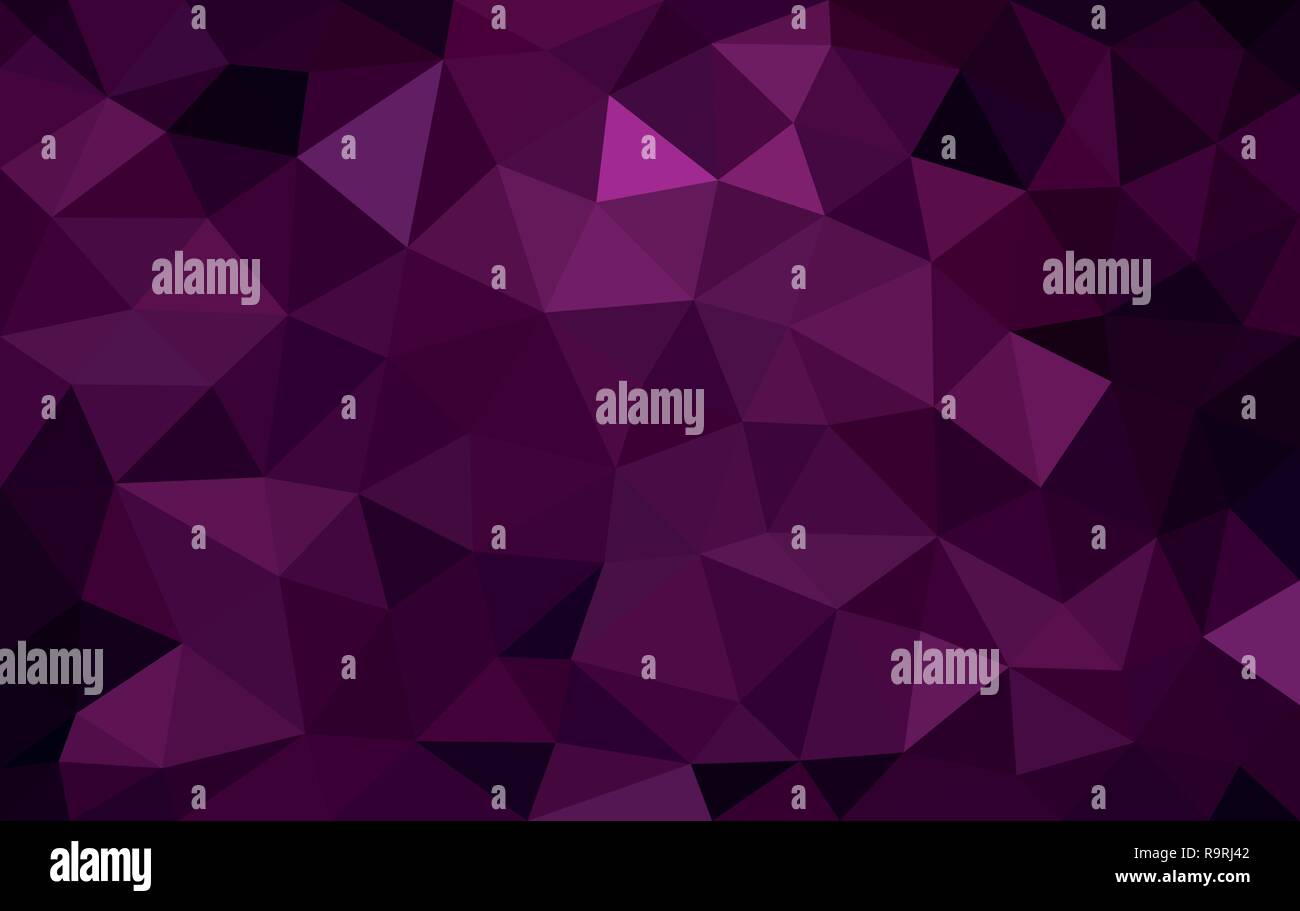 Purple low poly background, abstract crystal texture, polygon design ...
