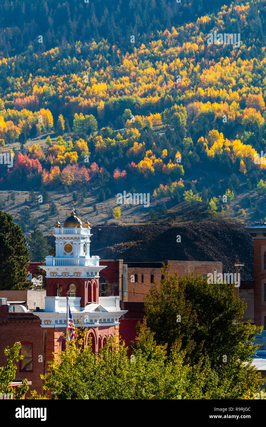 Victor Colorado against a Backdrop of Autumn Gold Stock Photo - Alamy