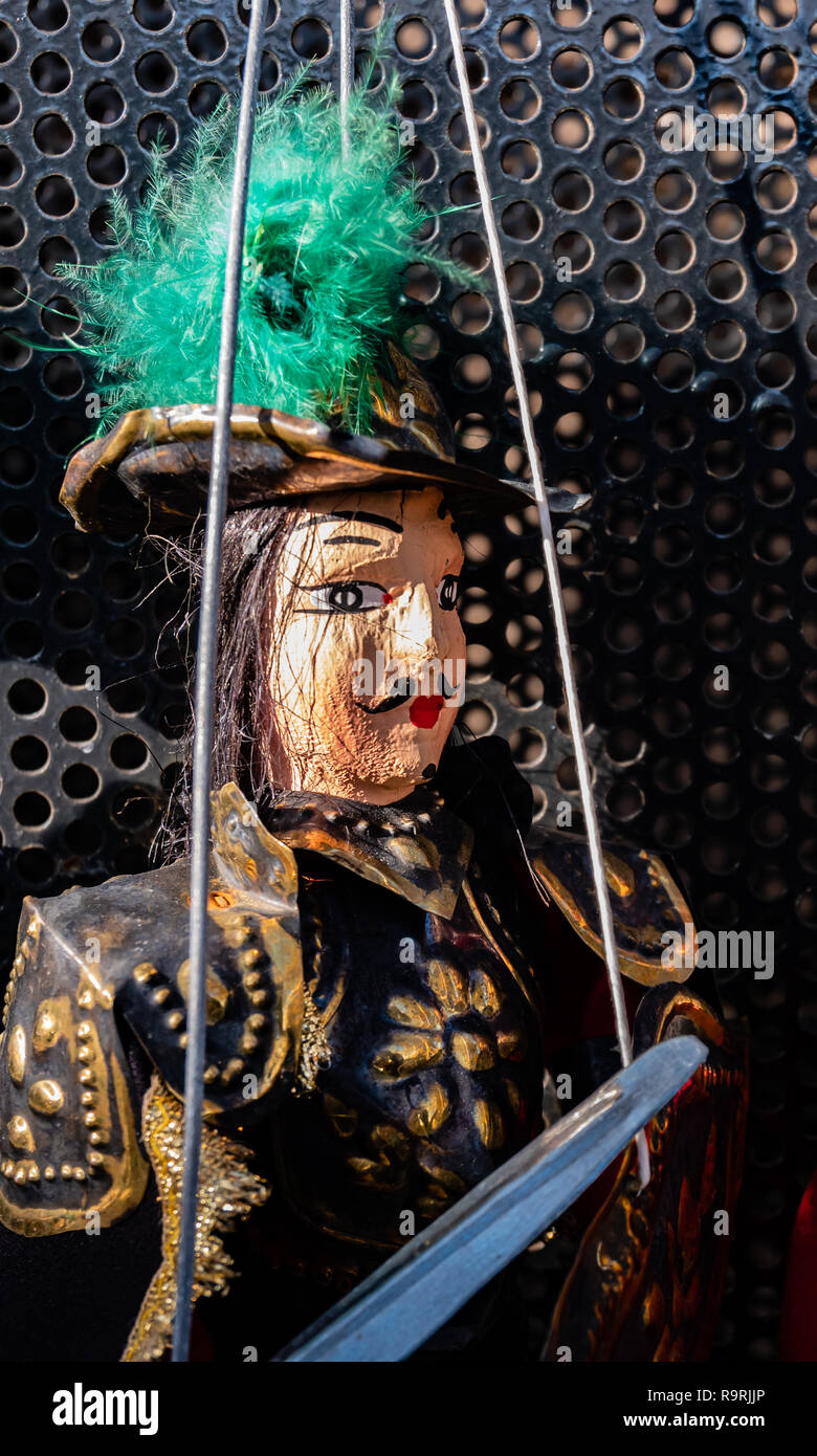 Portrait of a famous character of the puppets. Created by a master ...