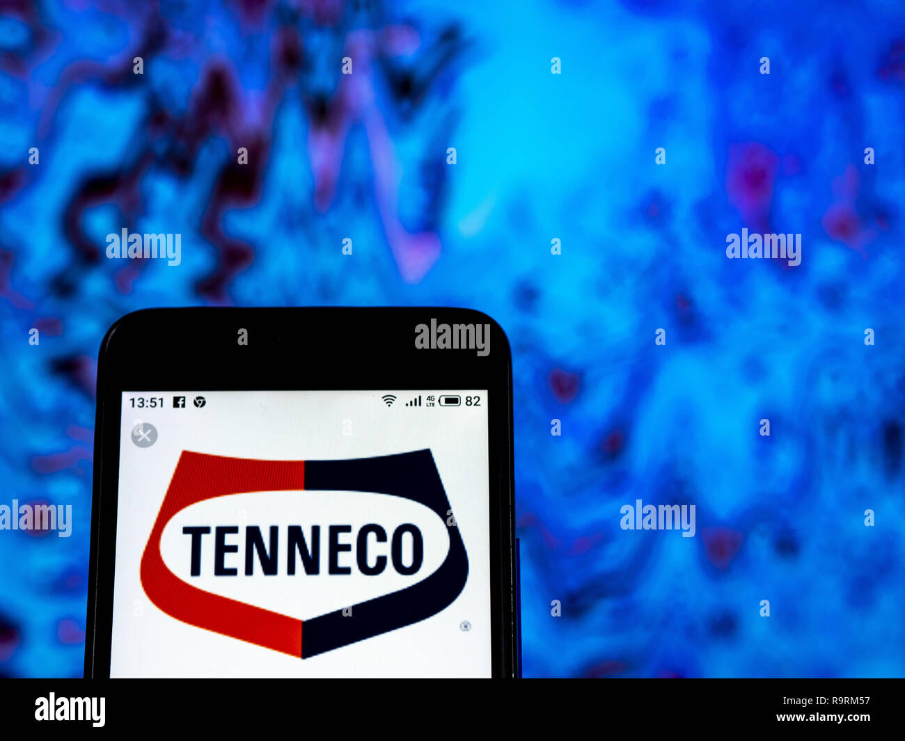 December 26, 2018 - Kiev, Ukraine - Tenneco Company logo seen displayed ...