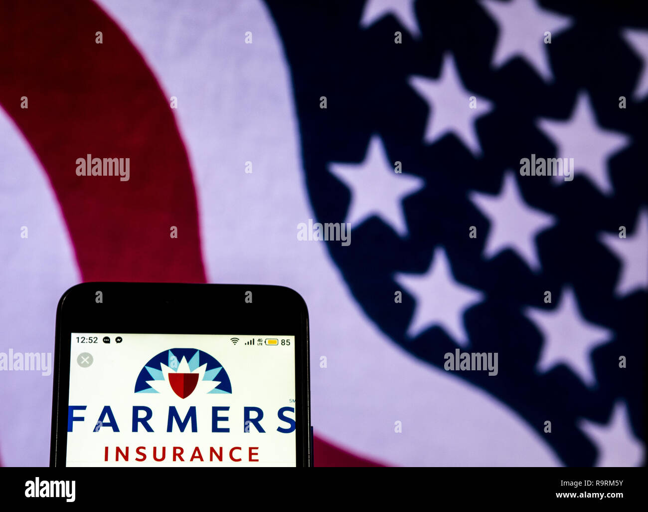 Farmers insurance logo hi-res stock photography and images - Alamy