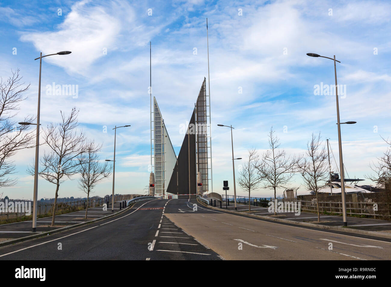 Twin Sails Lifting Bridge Poole High Resolution Stock Photography and ...