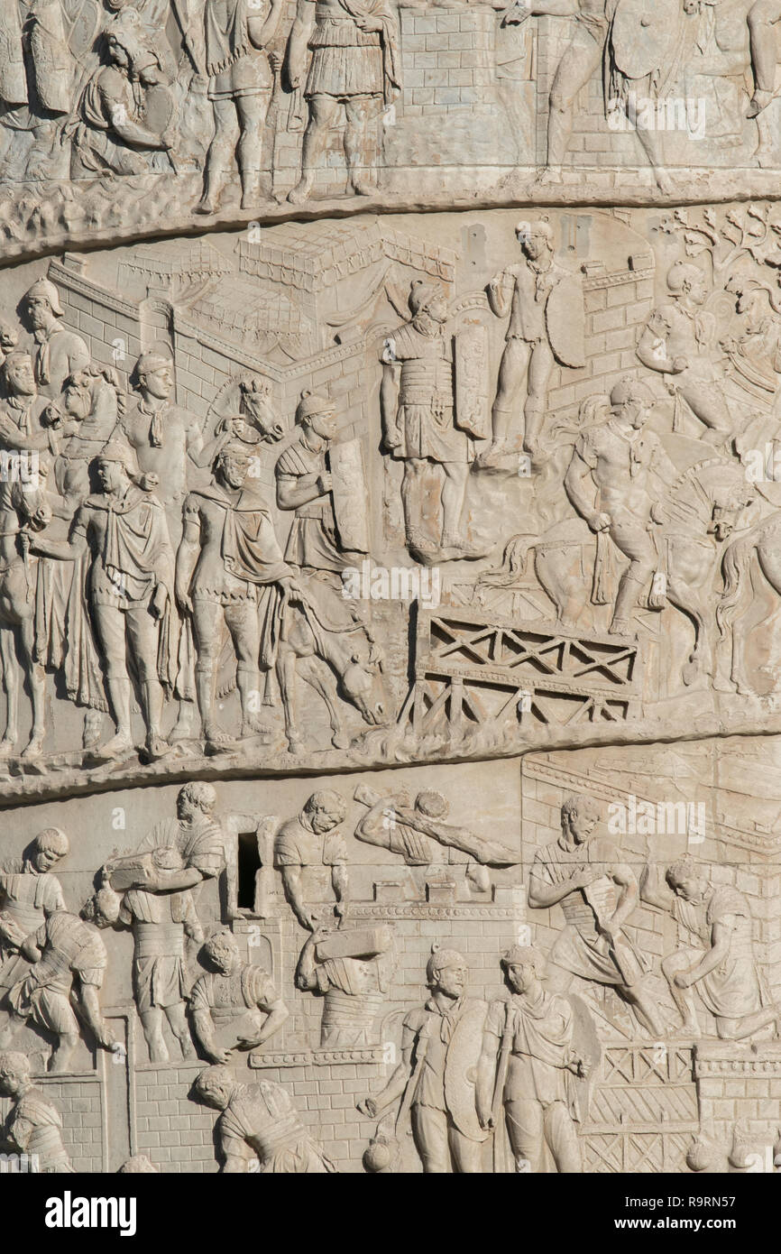 Trajan’s column v and a hi-res stock photography and images - Alamy