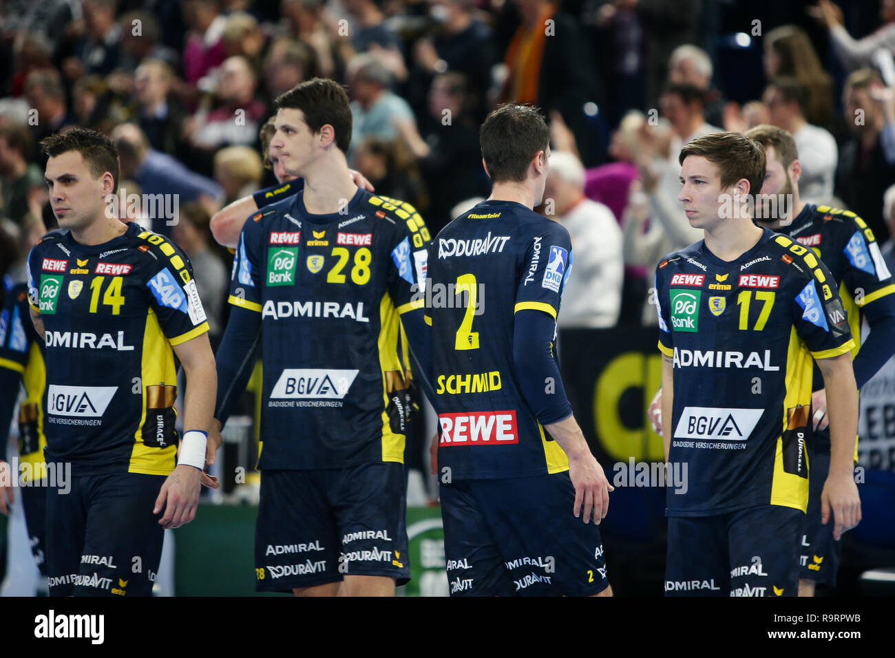 27 December 2018, Schleswig-Holstein, Kiel: Handball: Bundesliga, THW ...