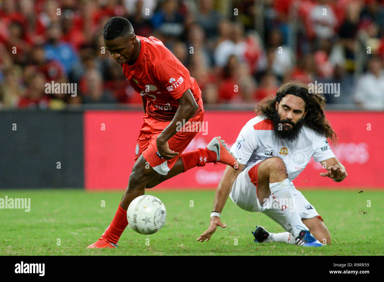 Rio De Janeiro, Brazil. 27th Dec, 2018. Vinicius Junior during Zico's ...