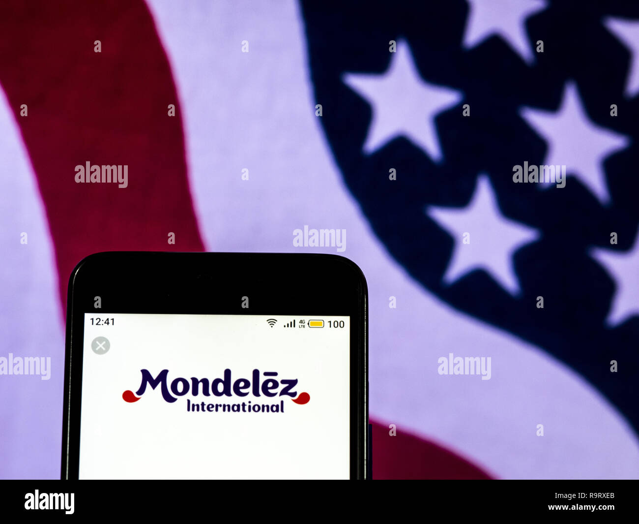Mondelez international logo hi-res stock photography and images - Alamy