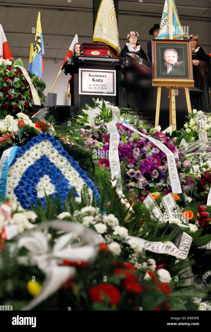 Katowice, Poland. 28th Dec, 2018. Funeral of the Polish film and ...