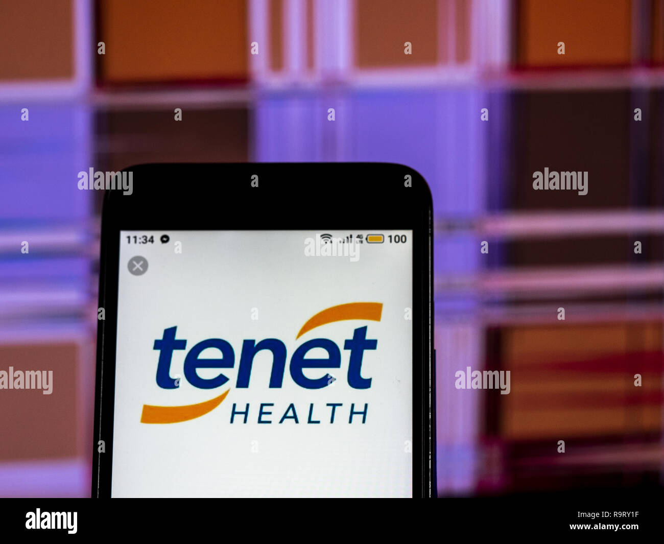December 18, 2018 - Kiev, Ukraine - Tenet Healthcare company logo seen ...
