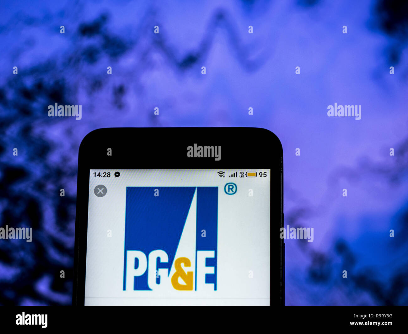Pacific gas and electric logo hi-res stock photography and images - Alamy