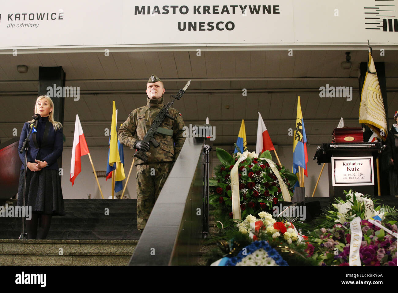 Katowice, Poland. 28th Dec, 2018. Funeral of the Polish film and ...