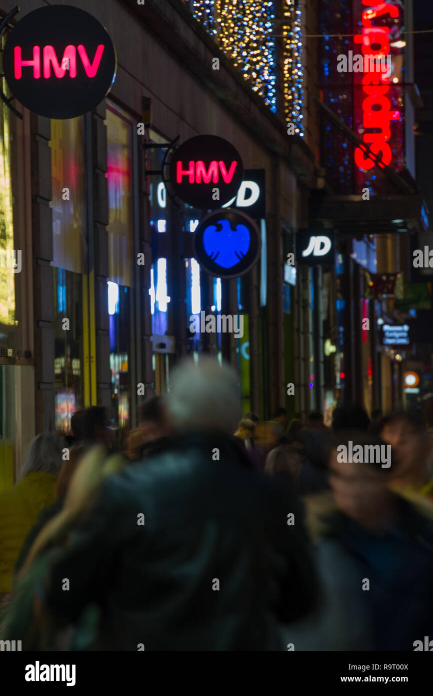 Argyle street glasgow sign hi-res stock photography and images - Alamy