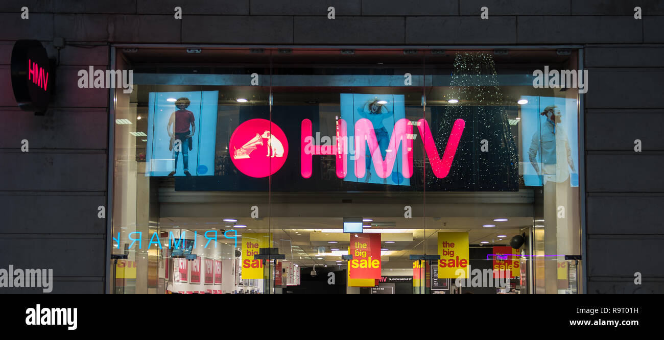 Argyle street glasgow sign hi-res stock photography and images - Alamy