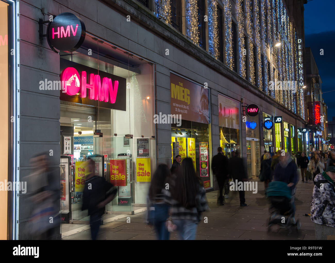 Argyle street glasgow sign hi-res stock photography and images - Alamy