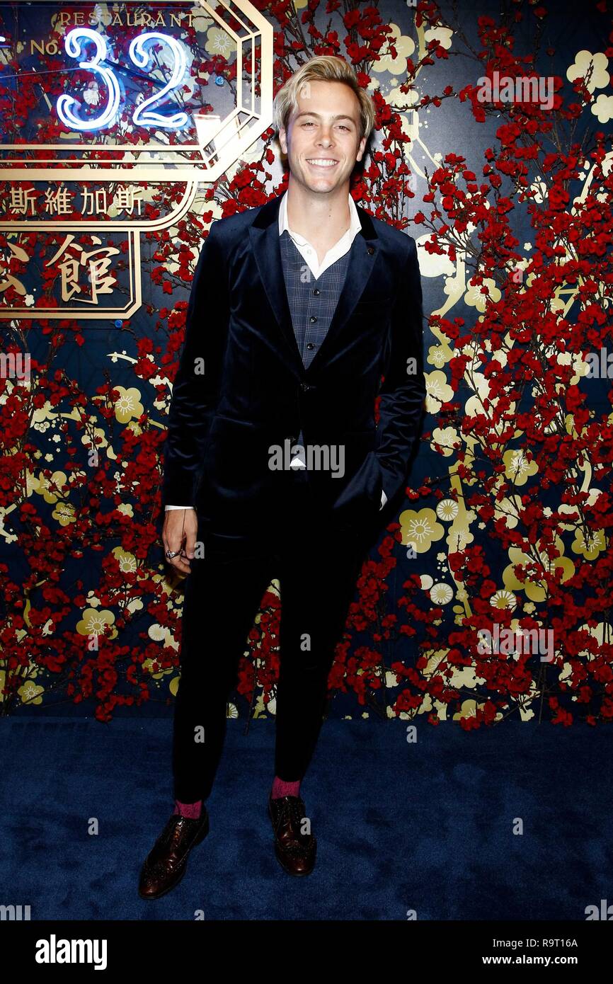 Las Vegas, NV, USA. 28th Dec, 2018. Riker Lynch at arrivals for Mott 32 ...