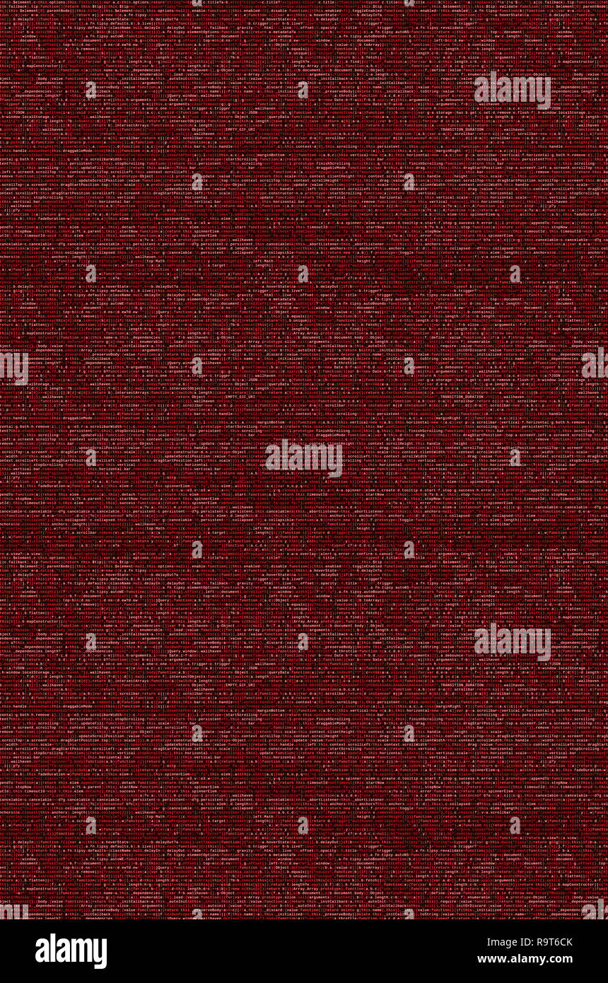 Computer program preview. Programming code typing. Information ...