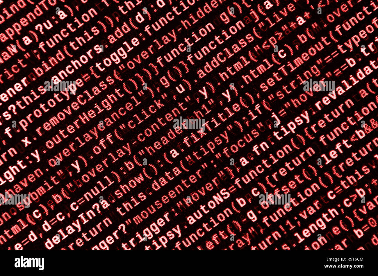 Javascript functions, variables, objects. Monitor closeup of function ... Javascript functions, variables, objects. Monitor closeup of function ...