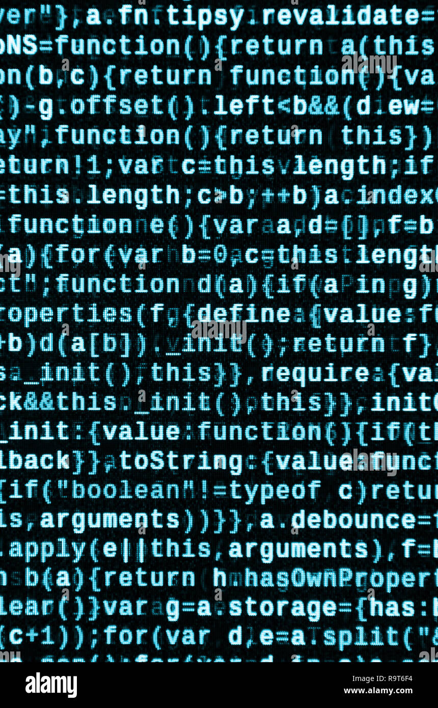 Javascript Functions Variables Objects Monitor Closeup Of Function