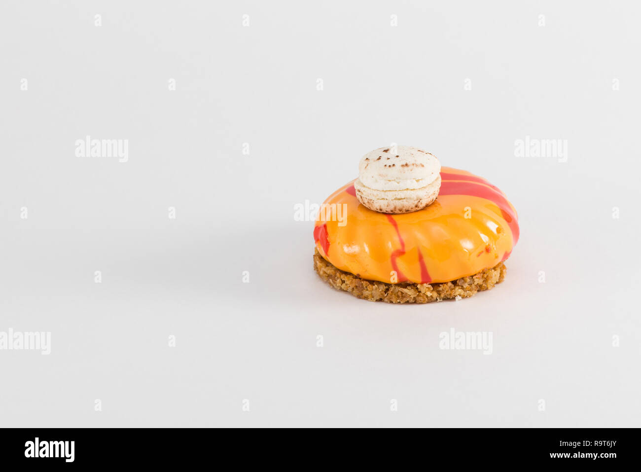 one cake on a white background, isolated Stock Photo - Alamy