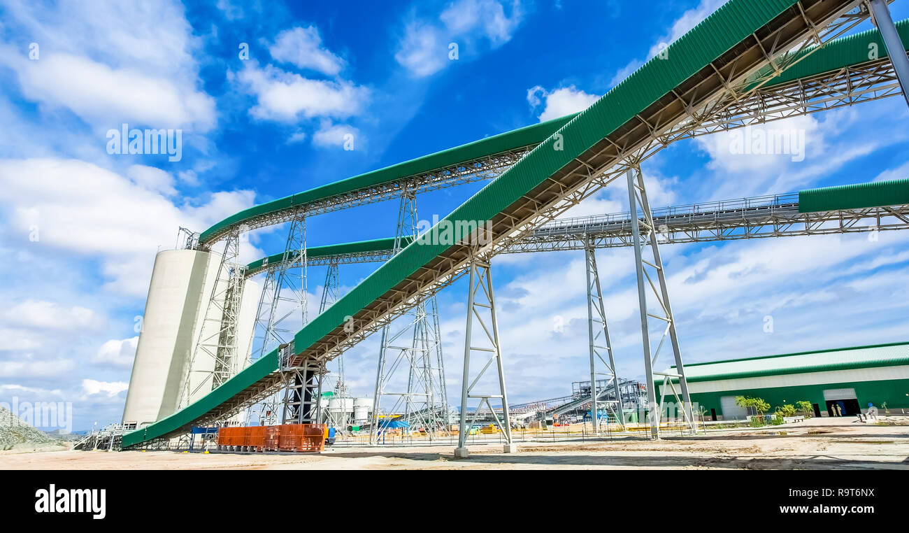 Platinum palladium Mining and Processing of ore, Piles of ore rock ...