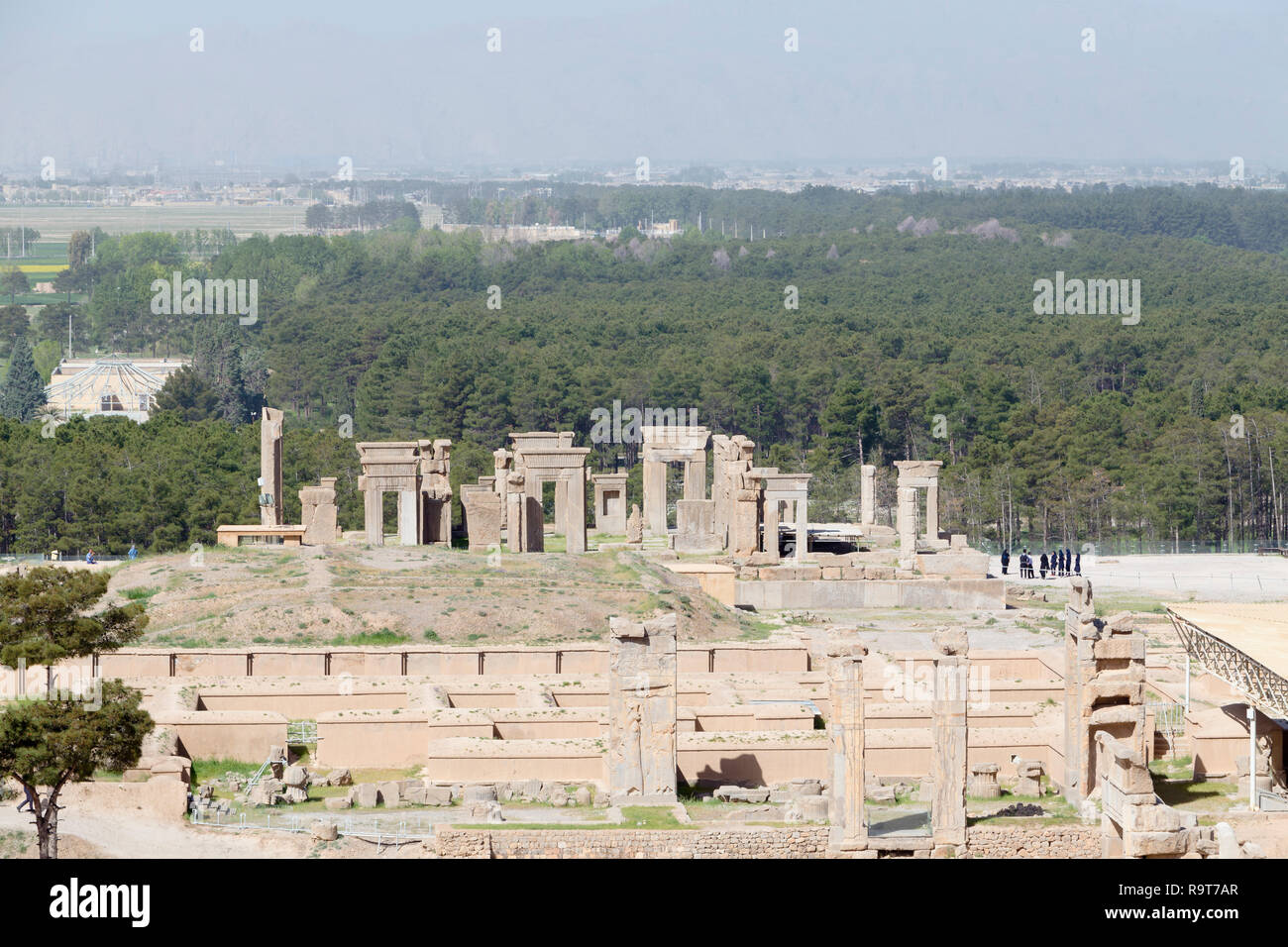 The Tachara palace or private residence of Darius in Persepolis, Iran ...