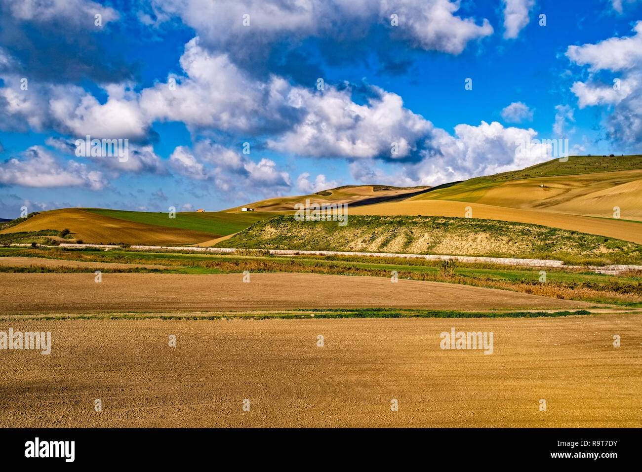 Italy Basilicata Landscape From Matera to Potenza Stock Photo - Alamy