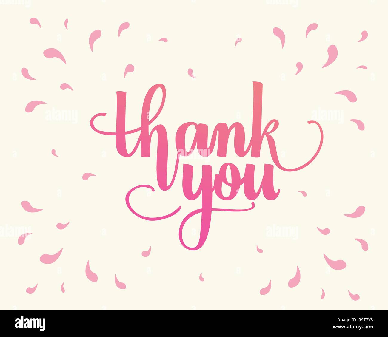 Be happy greating card hand lettering text, brush ink calligraphy ...