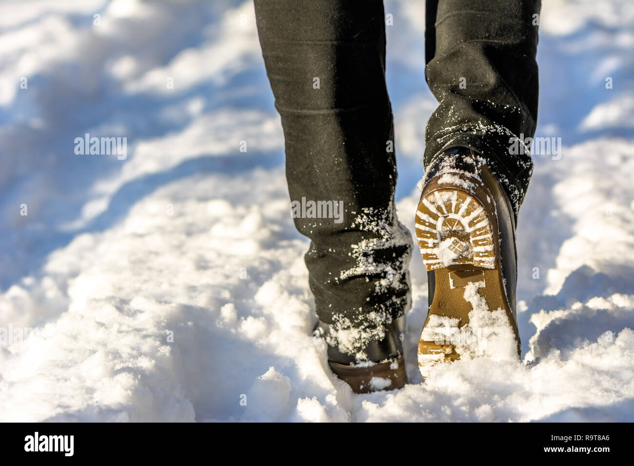 Man and womens walking boots hi-res stock photography and images - Alamy