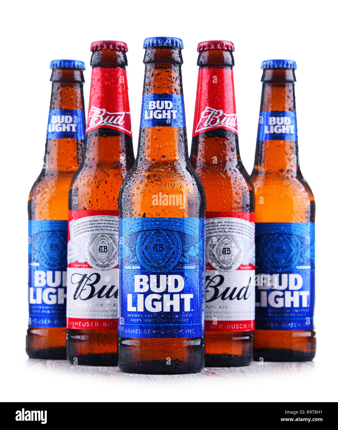Budweiser light logo Cut Out Stock Images & Pictures - Alamy