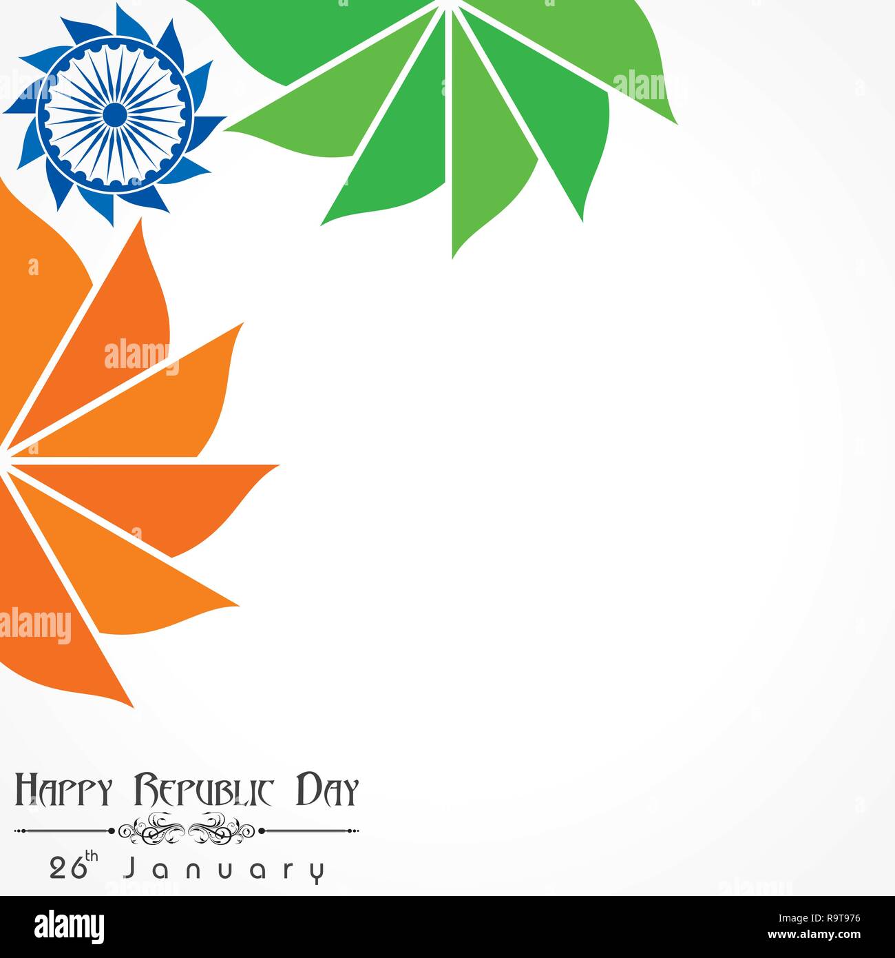 Happy Republic Day of india illustration vector, poster design stock ...