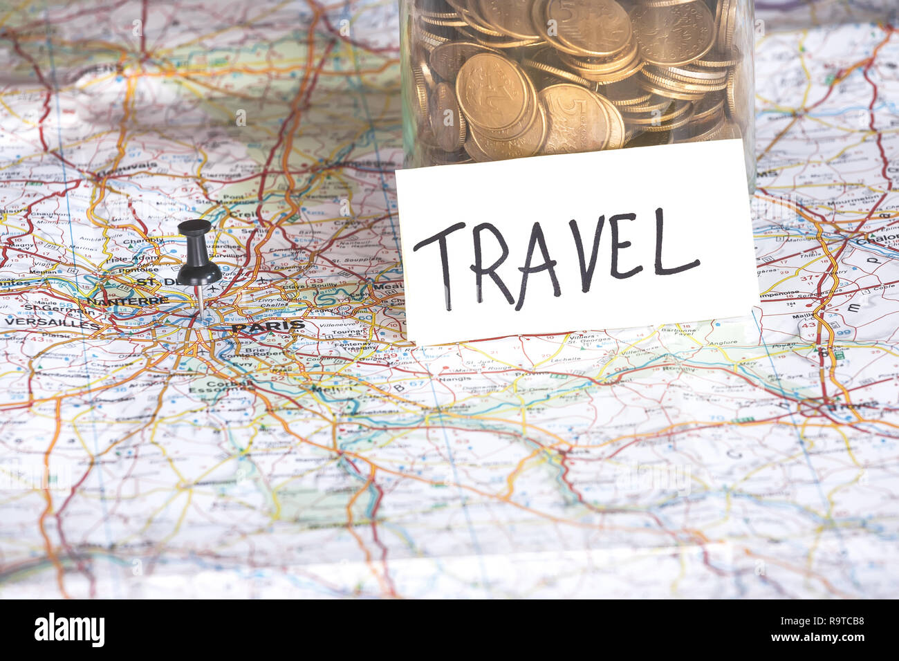 Map pin blur hi-res stock photography and images - Alamy