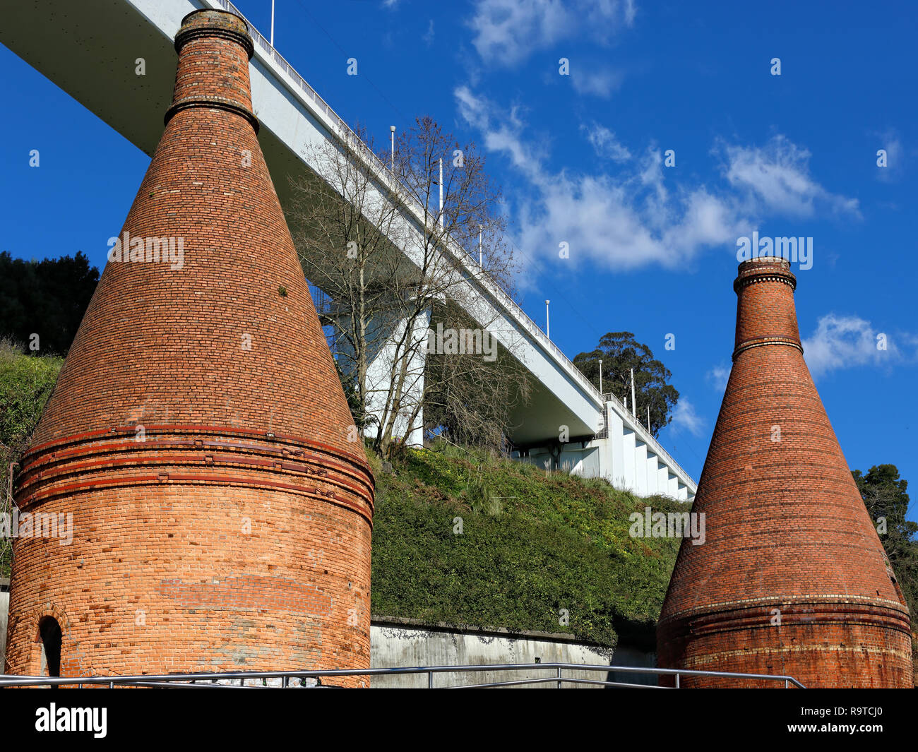 Old brick chimneys ancient hi-res stock photography and images - Alamy