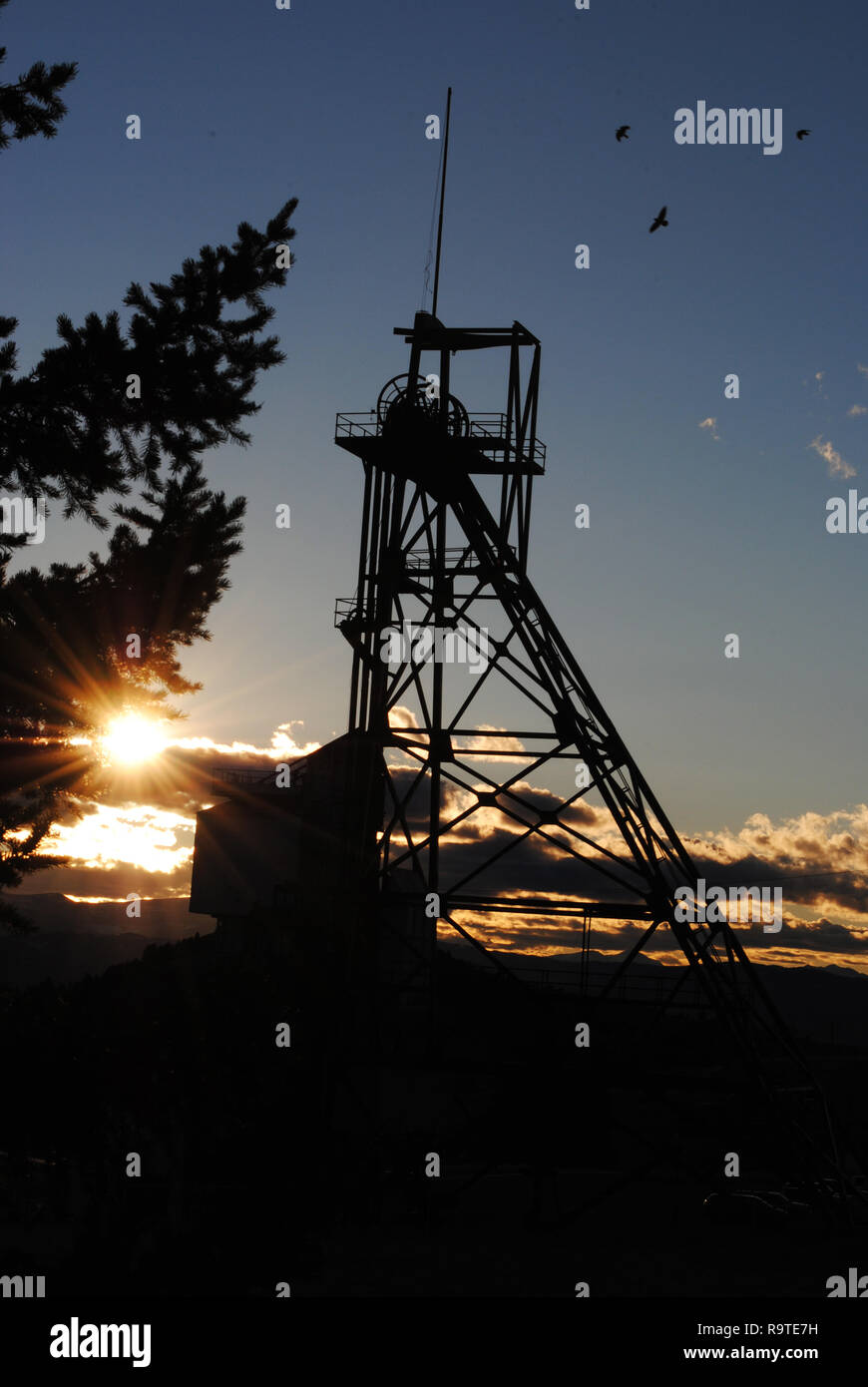 Mine Headframe Butte Montana Usa High Resolution Stock Photography and ...