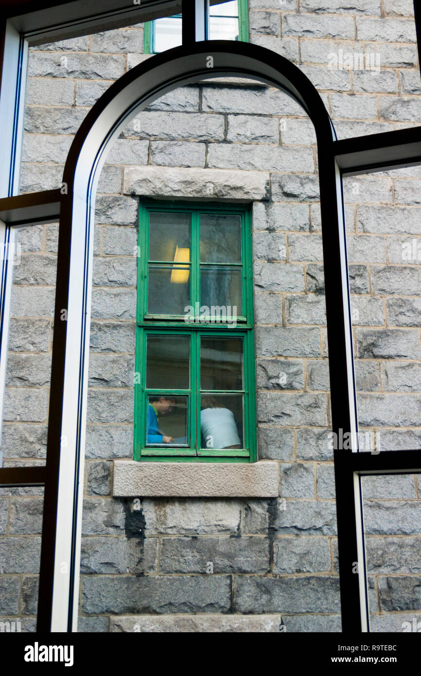 Window through a window Stock Photo - Alamy