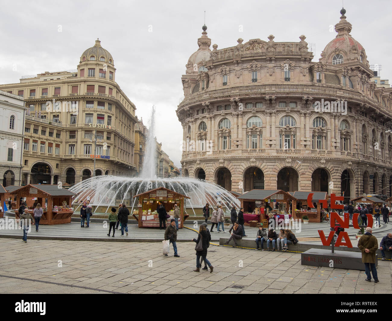 Piazza De Ferrari Square High Resolution Stock Photography and Images ...